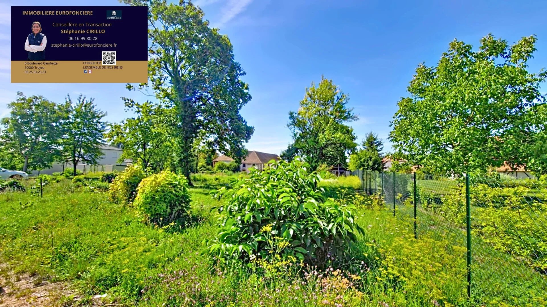 Terrain Le Pavillon Ste Julie 1777 m2