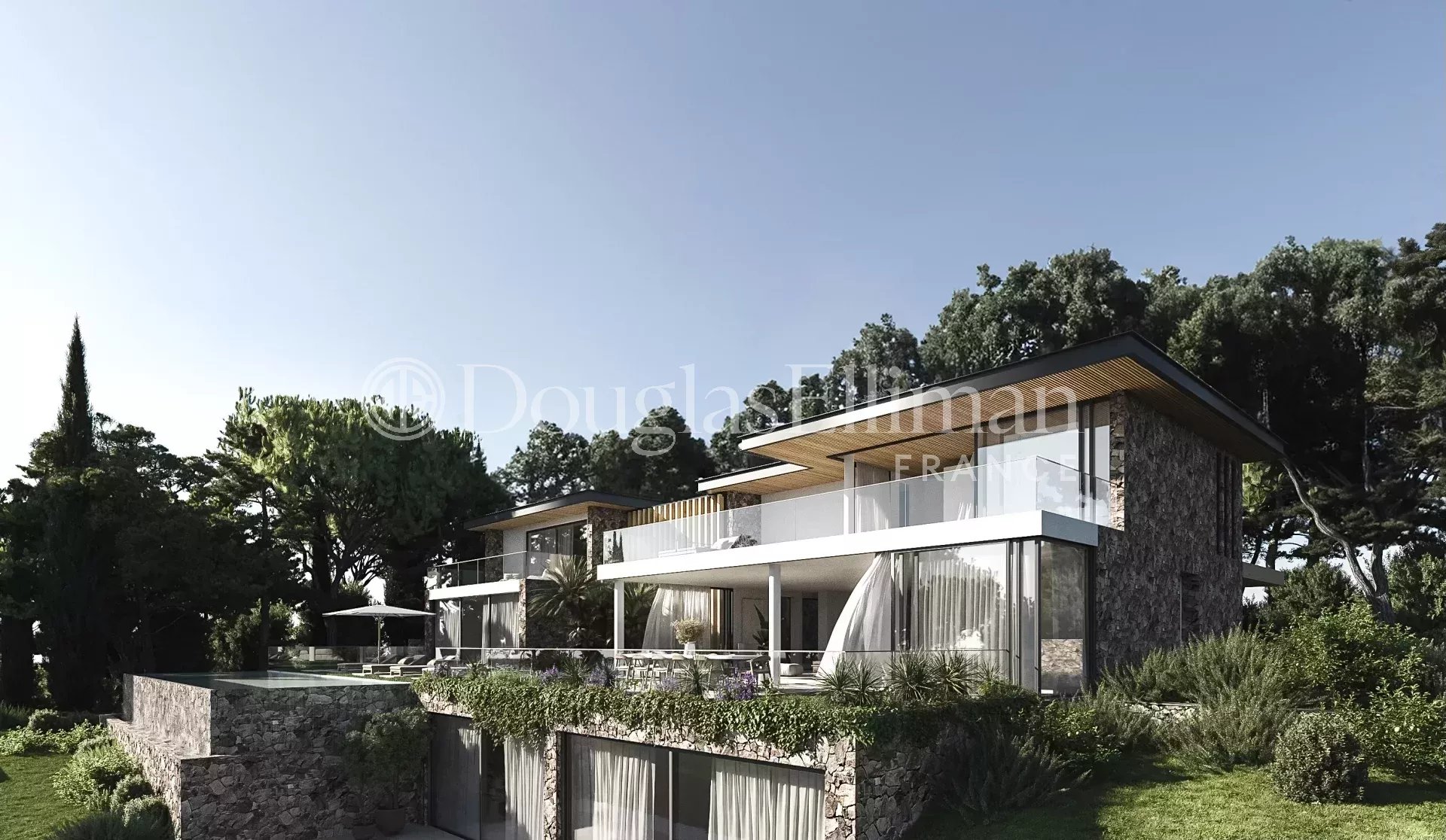 MOUGINS - Villa contemporaine unique avec vue panoramique